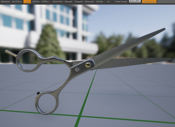 3D model barber scissors ar - TurboSquid 1294006