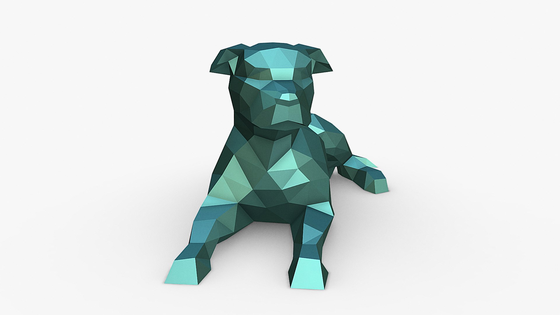 Staffy Staffordshire Bull Terrier 3D Model - TurboSquid 1974222