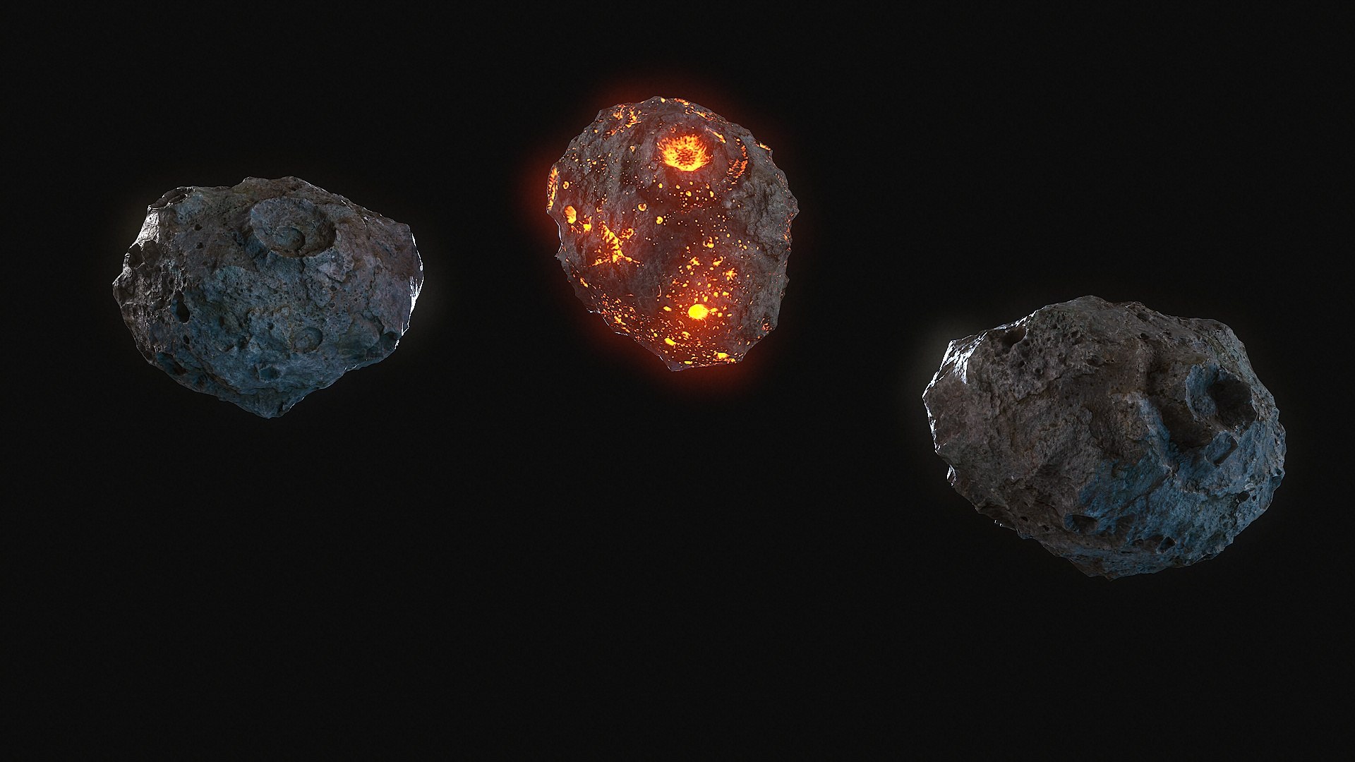 3D Realistic Asteroid 1 - TurboSquid 2294754