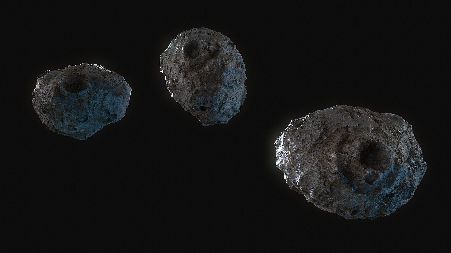 3D Realistic Asteroid 1 - TurboSquid 2294754
