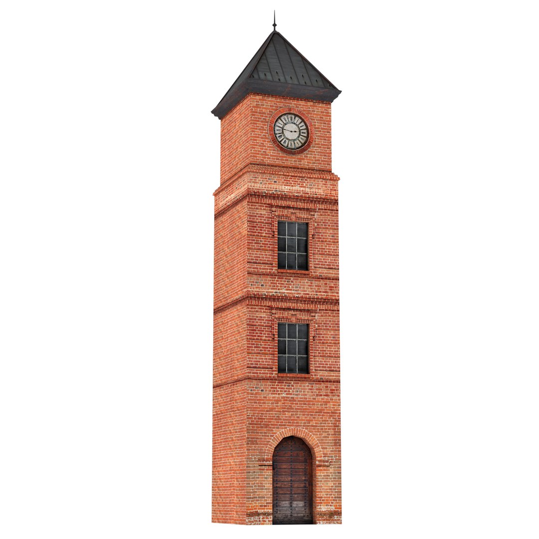 Clock Tower 3D Model - TurboSquid 1540736