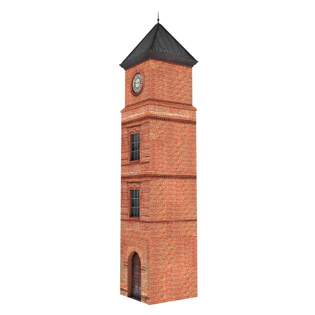 Clock Tower 3D Model - TurboSquid 1540736