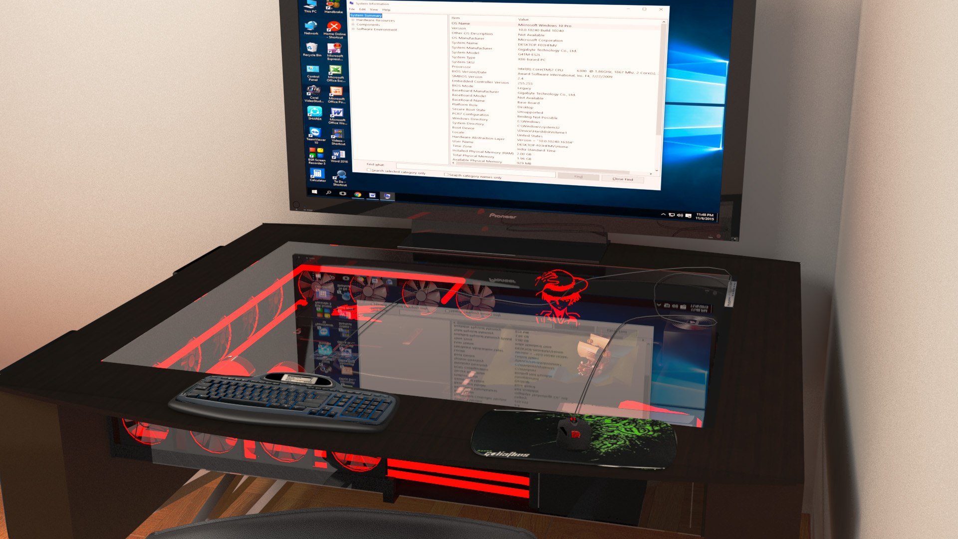 3D Mod Computer Case Desk - TurboSquid 1329077