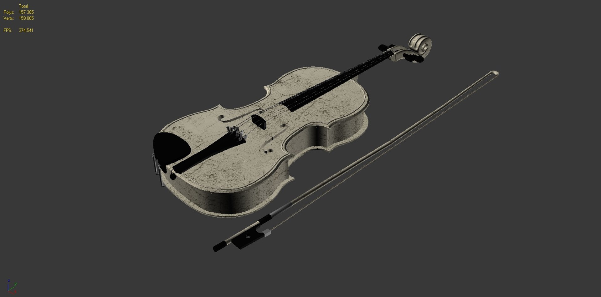 3d Model Of Viola