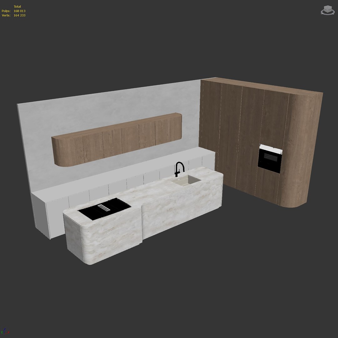 Kitchen Set 25 3D Model - TurboSquid 2150397