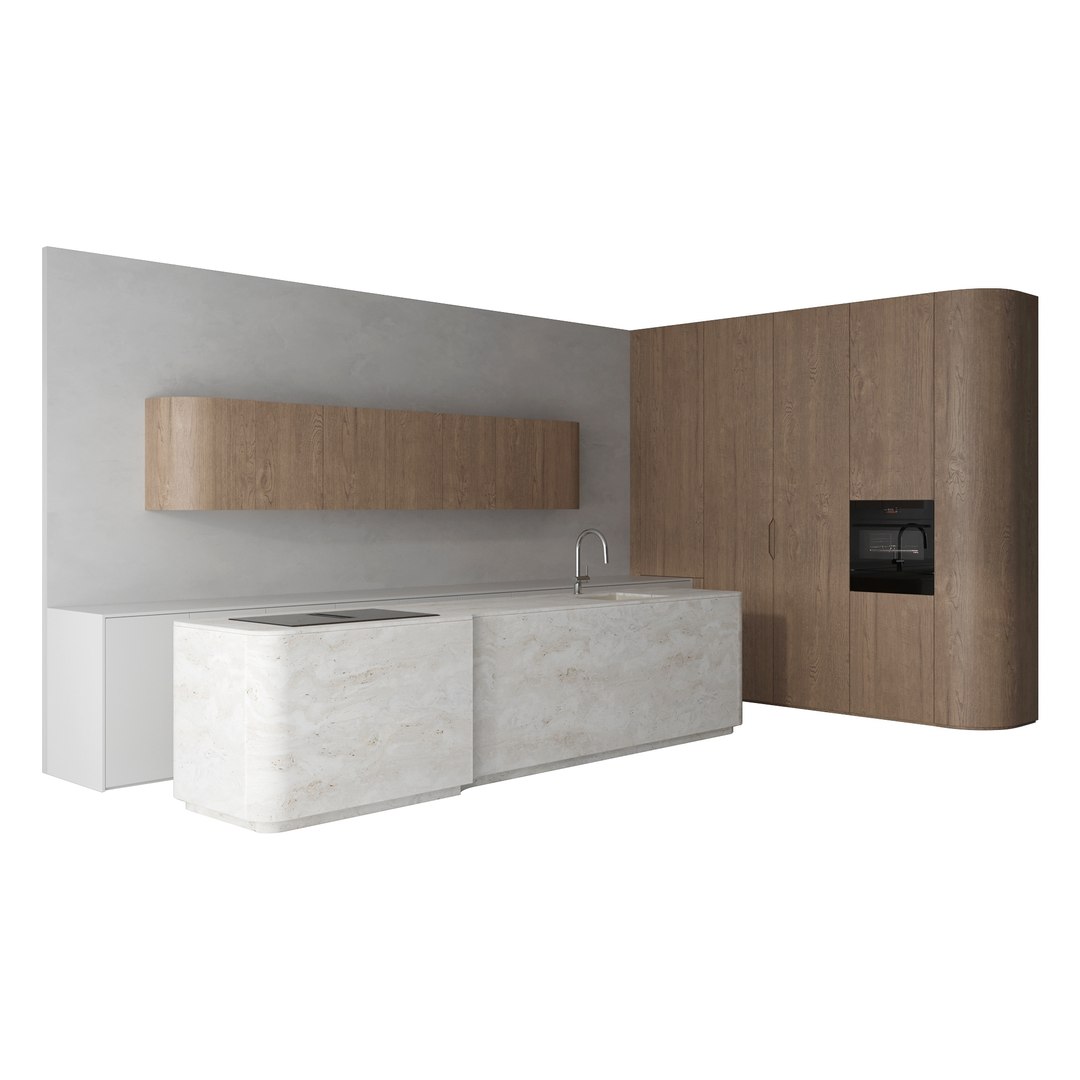 Kitchen Set 25 3D Model - TurboSquid 2150397