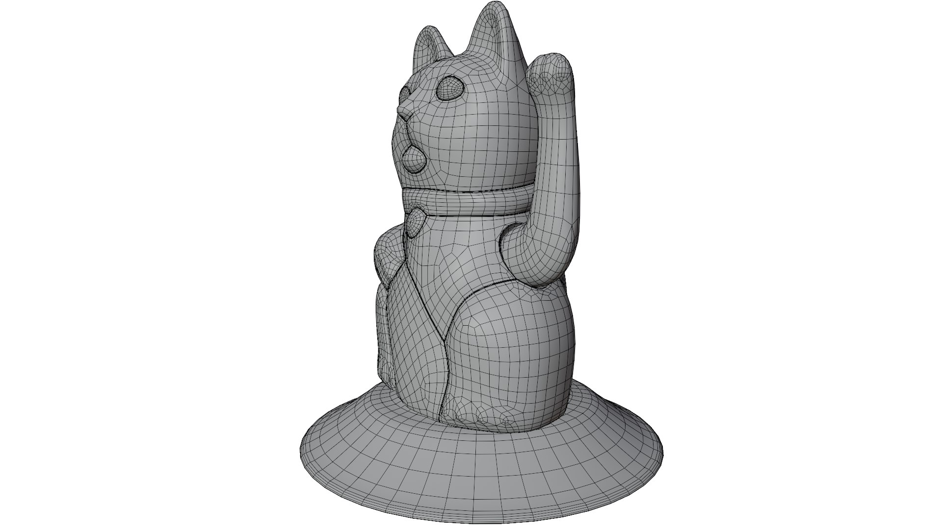 Maneki Neko 3D Model - TurboSquid 2239337