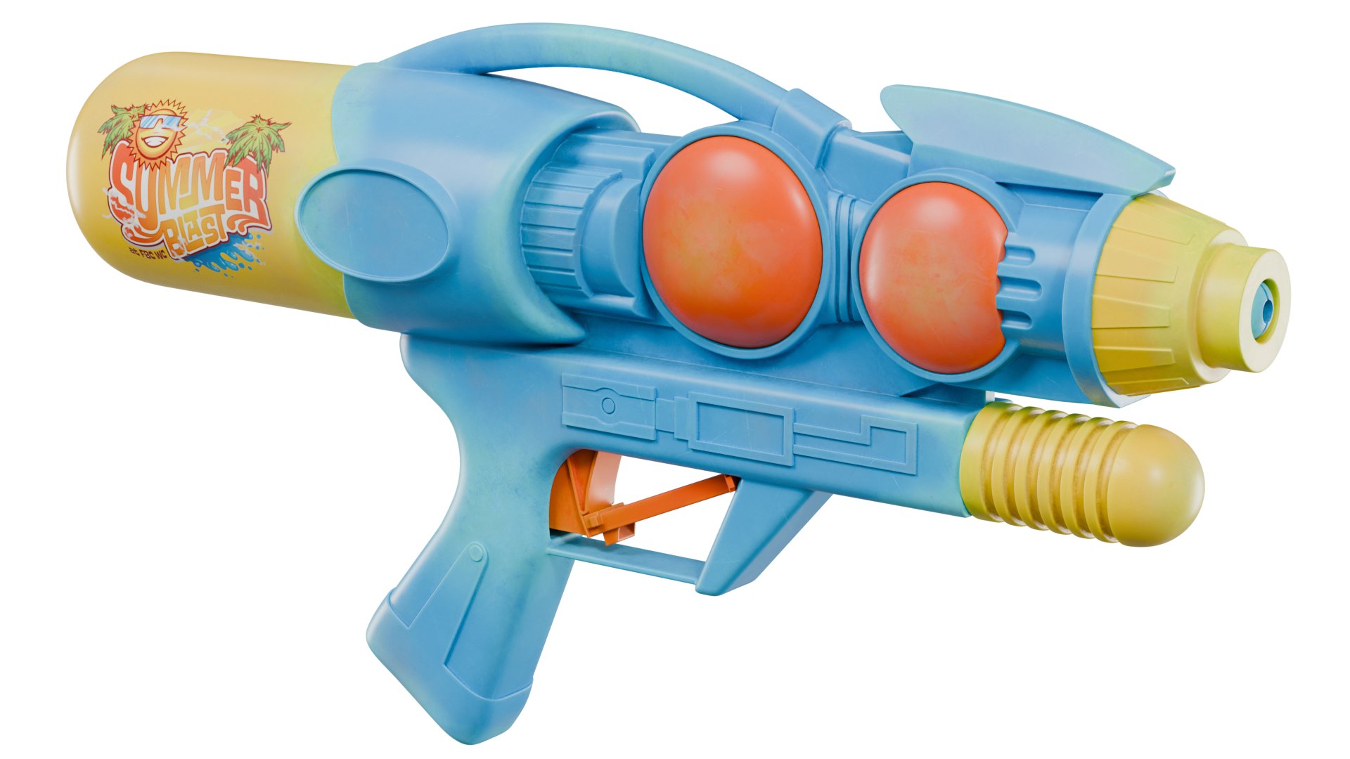 WaterGun 02 G 3D Model - TurboSquid 2289946