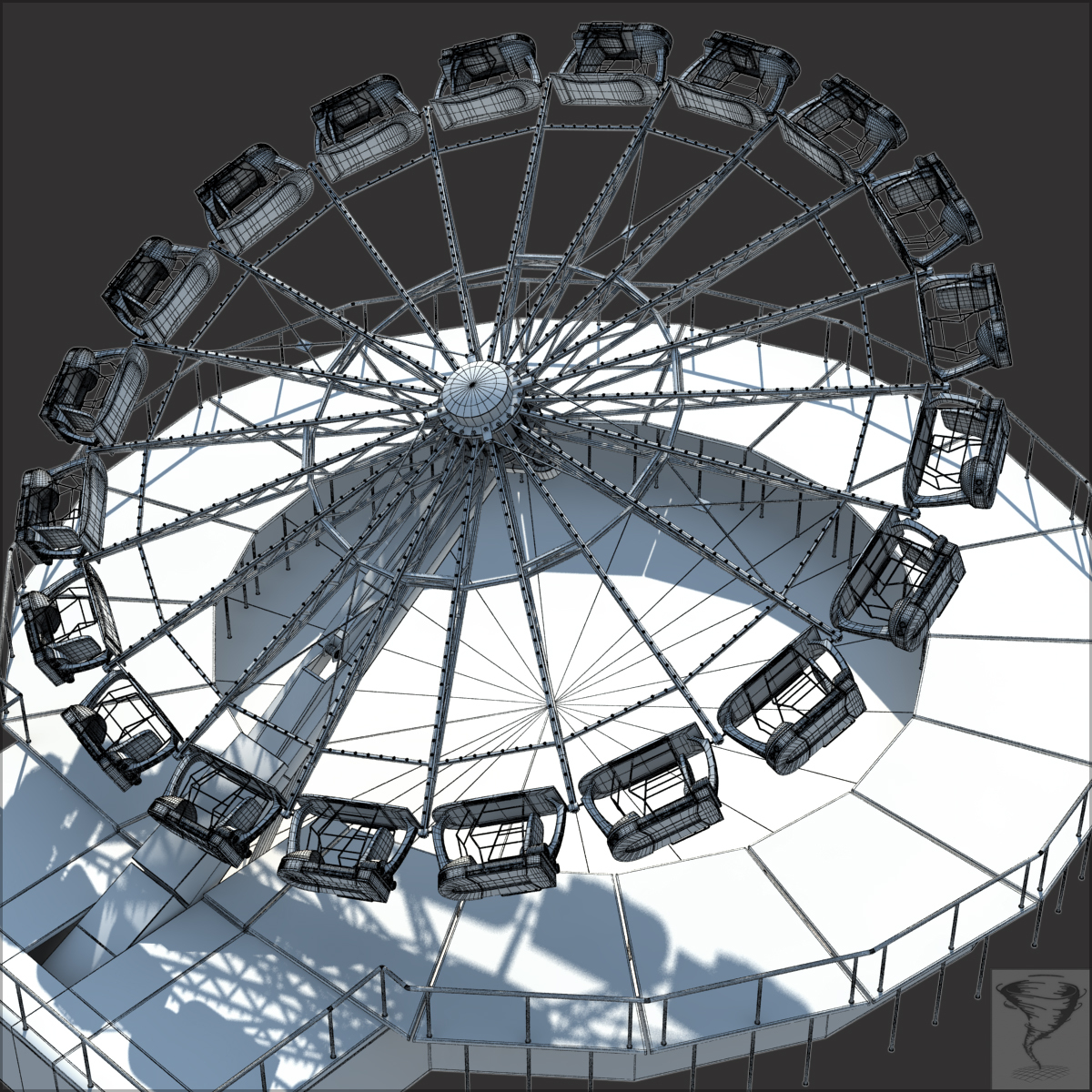 3d model enterprise ride