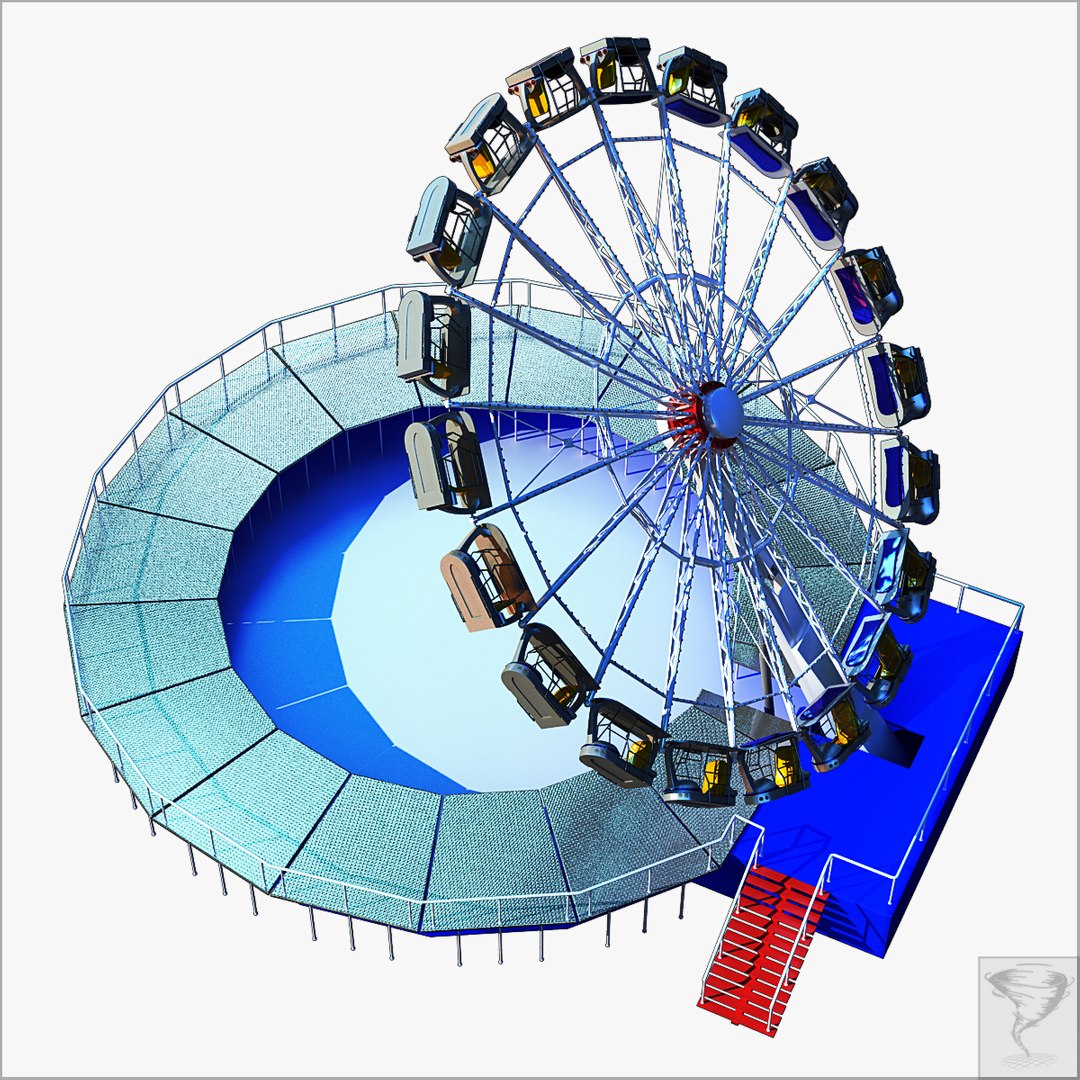 3d Model Enterprise Ride