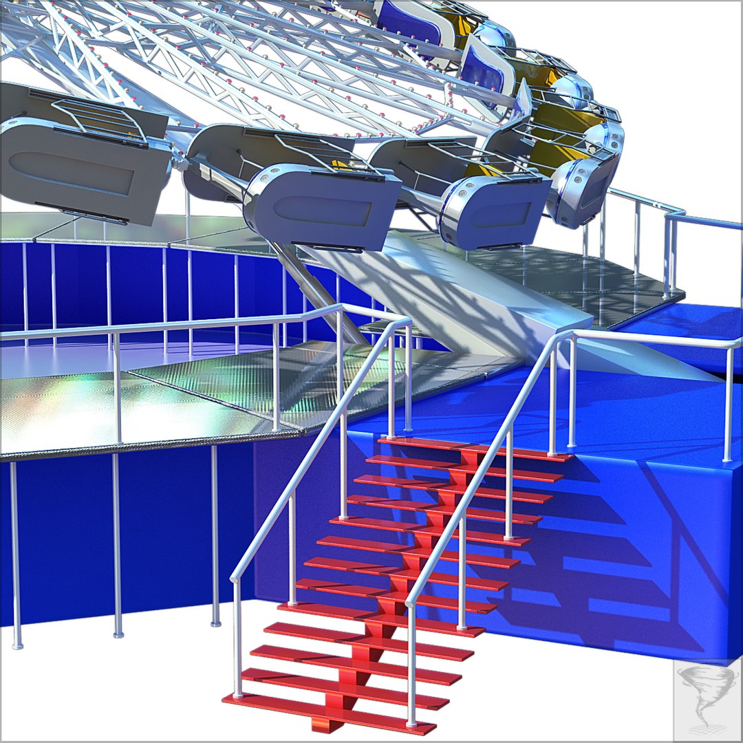 3d Model Enterprise Ride