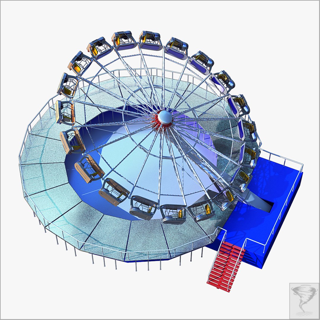 3d Model Enterprise Ride