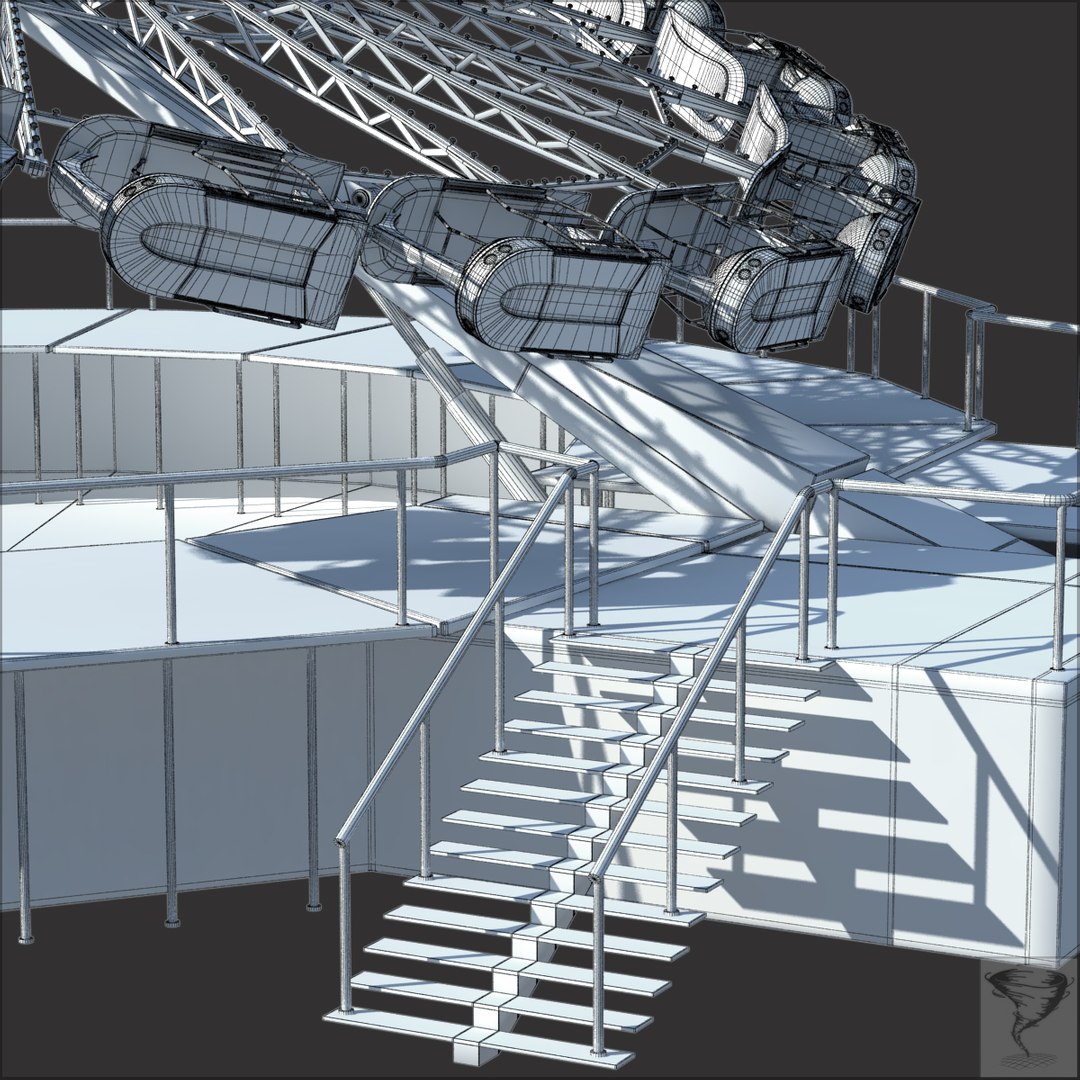 3d Model Enterprise Ride