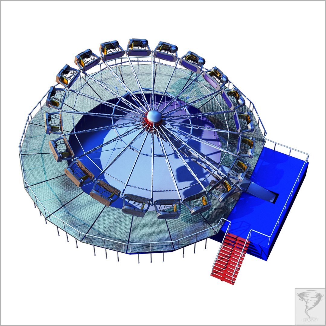 3d Model Enterprise Ride