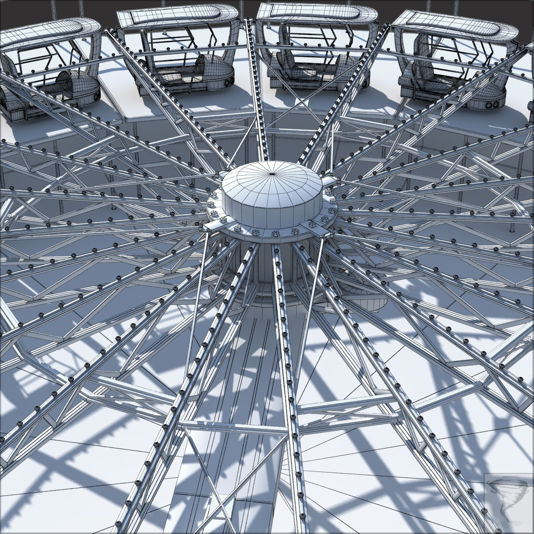 3d model enterprise ride