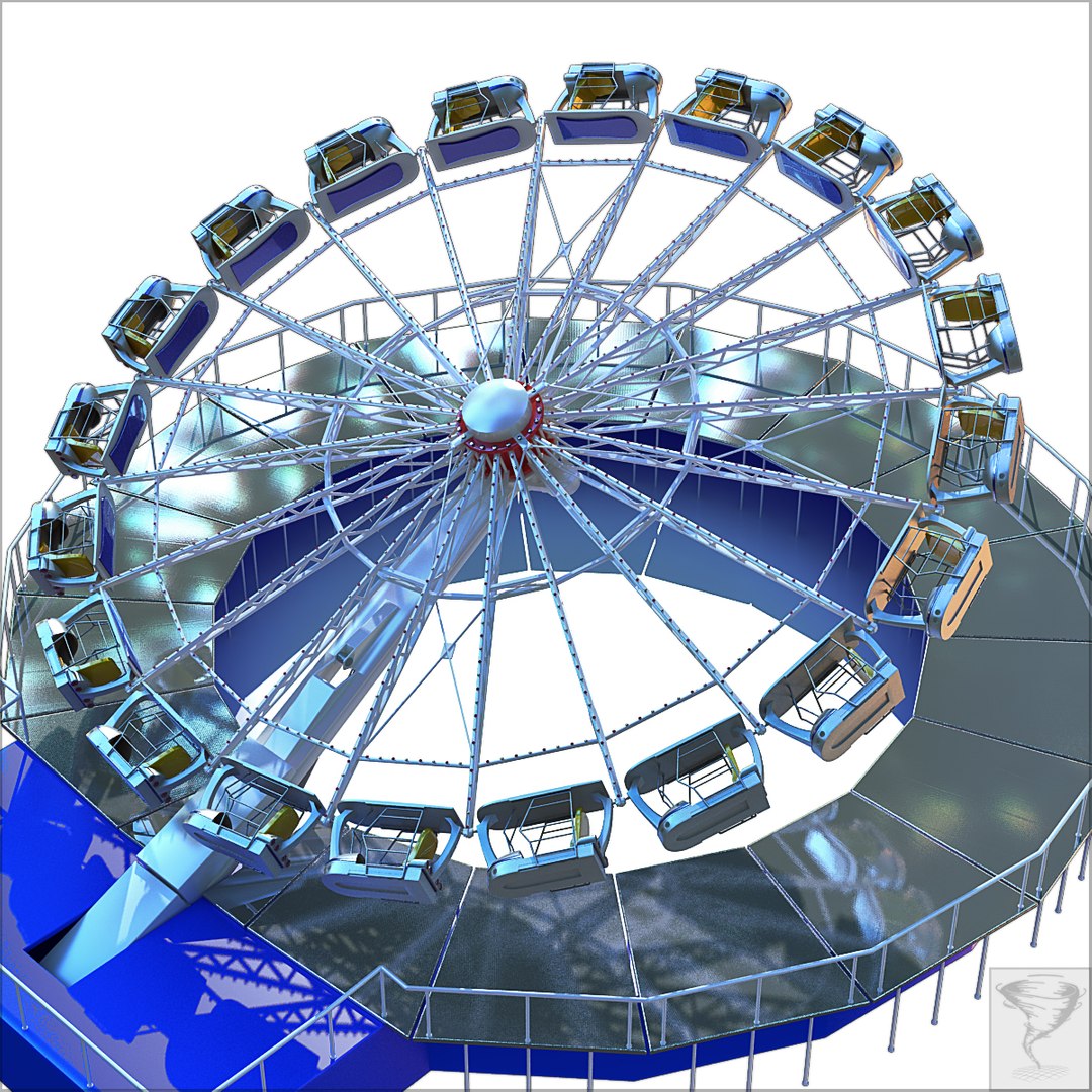 3d Model Enterprise Ride