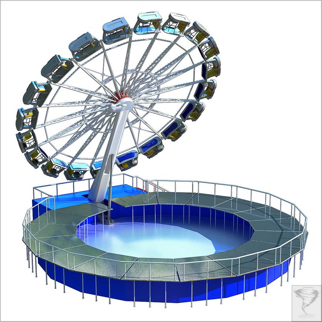 3d Model Enterprise Ride