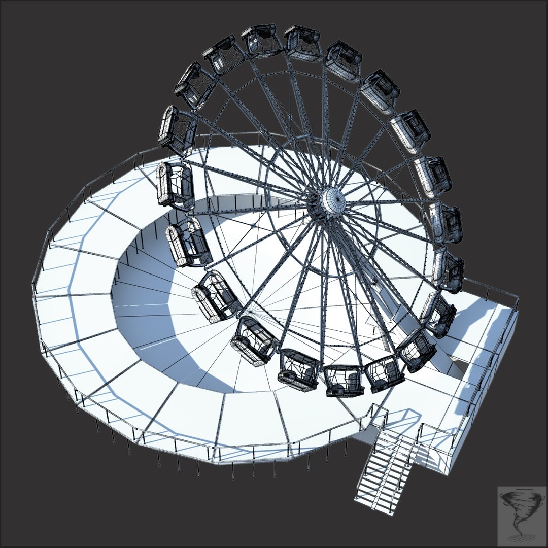 3d Model Enterprise Ride