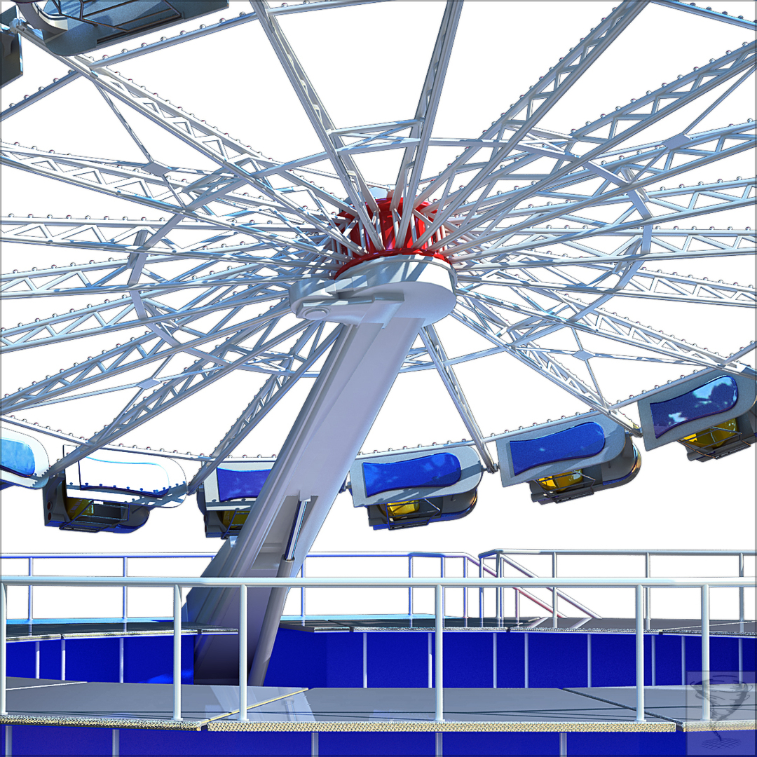 3d model enterprise ride