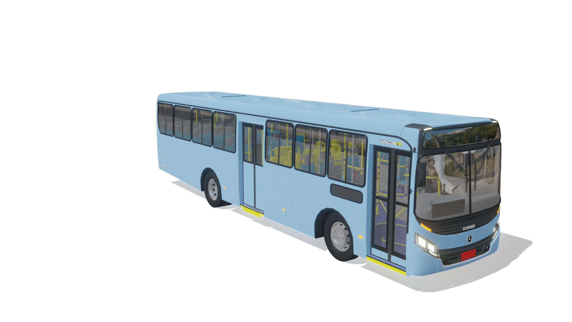 Onibus Apache Vip 3D Model - TurboSquid 1665800