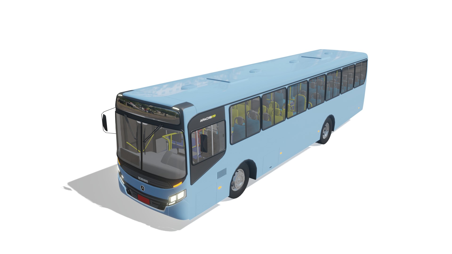 Onibus Apache Vip 3D Model - TurboSquid 1665800