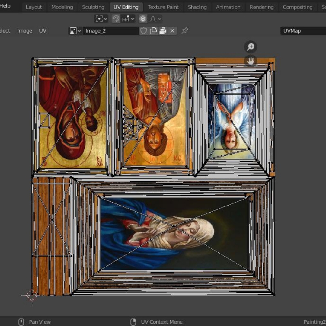 Religious paintings 3D - TurboSquid 1708064