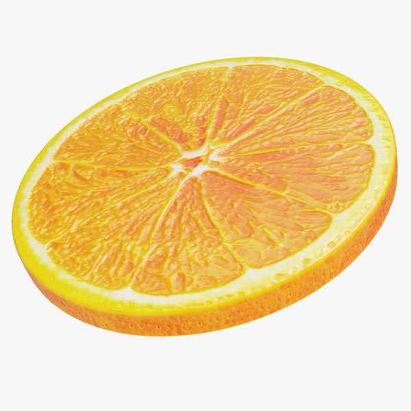 Orange round slice 2 3D 모델 - TurboSquid 1950619