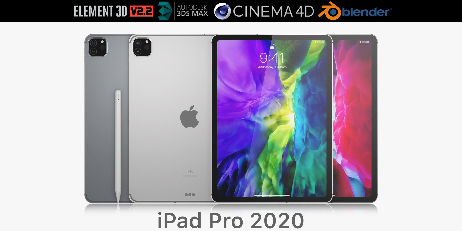 3D Model Apple Ipad Pro 2020 - TurboSquid 1535186