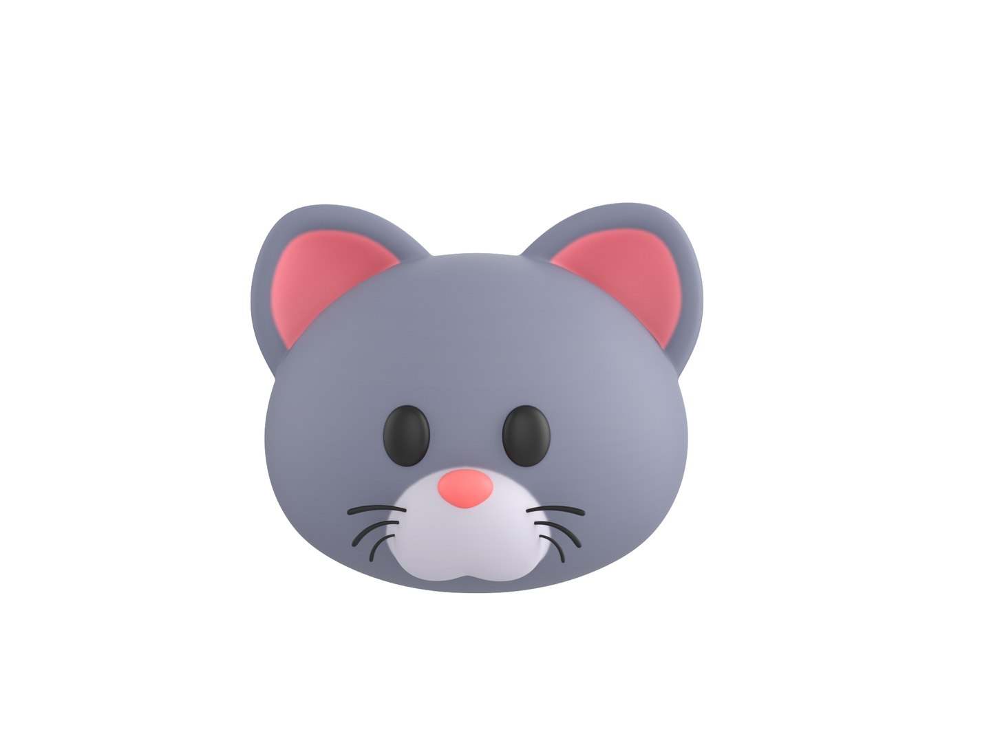 Prop128 Cat Head Model - TurboSquid 1945263