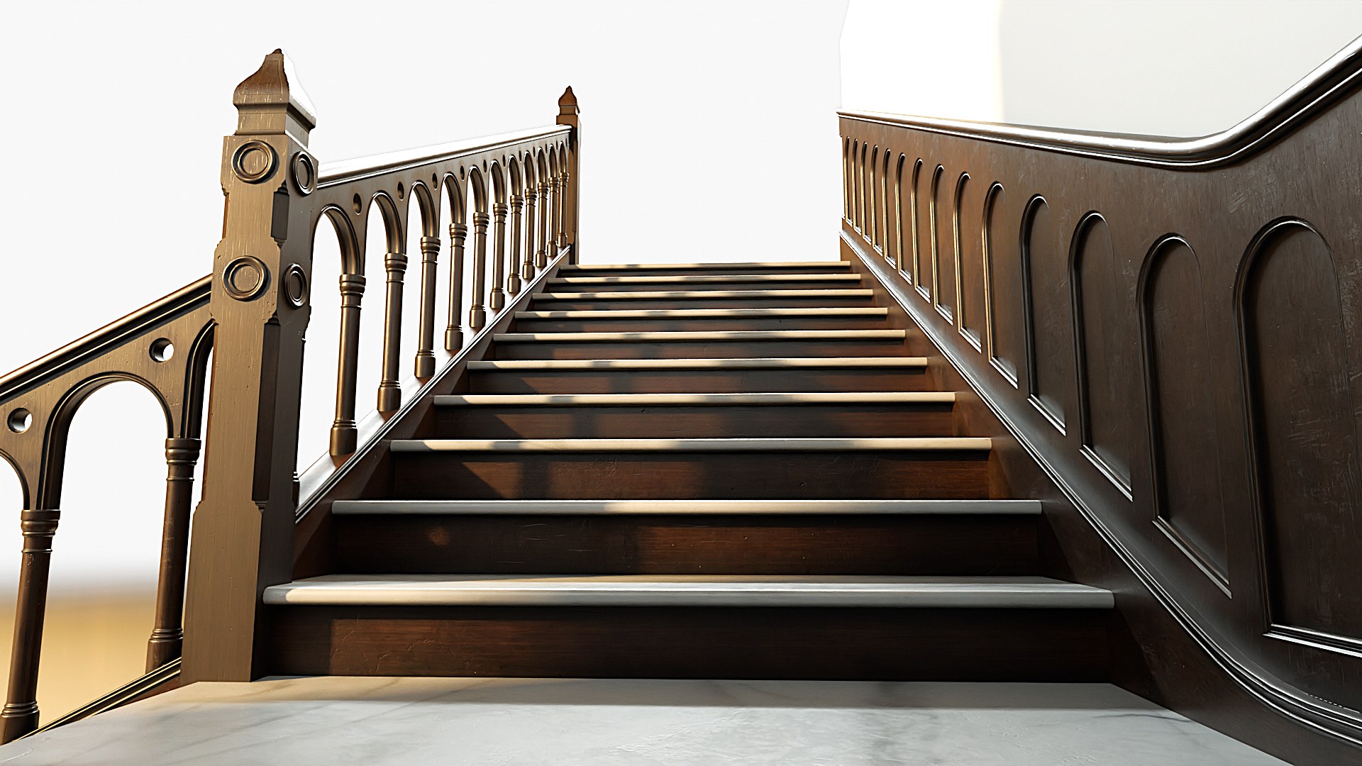 Staircase Standard Modular Asset 3D Model - TurboSquid 2307041