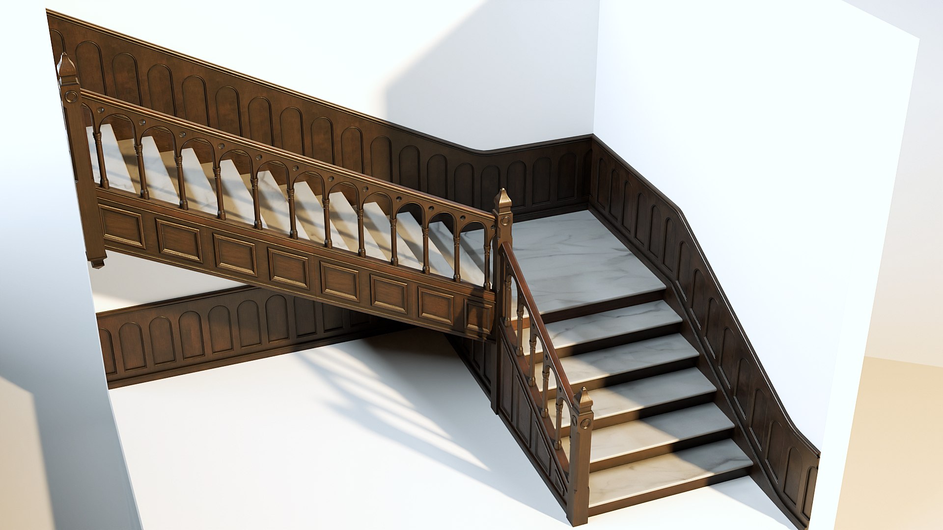 Staircase Standard Modular Asset 3D Model - TurboSquid 2307041
