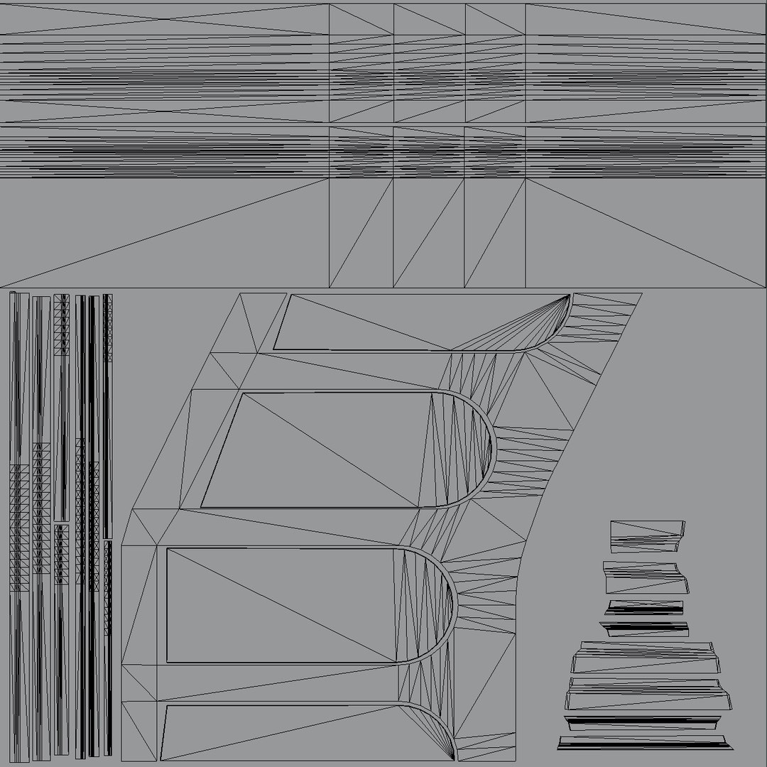 Staircase Standard Modular Asset 3D Model - TurboSquid 2307041