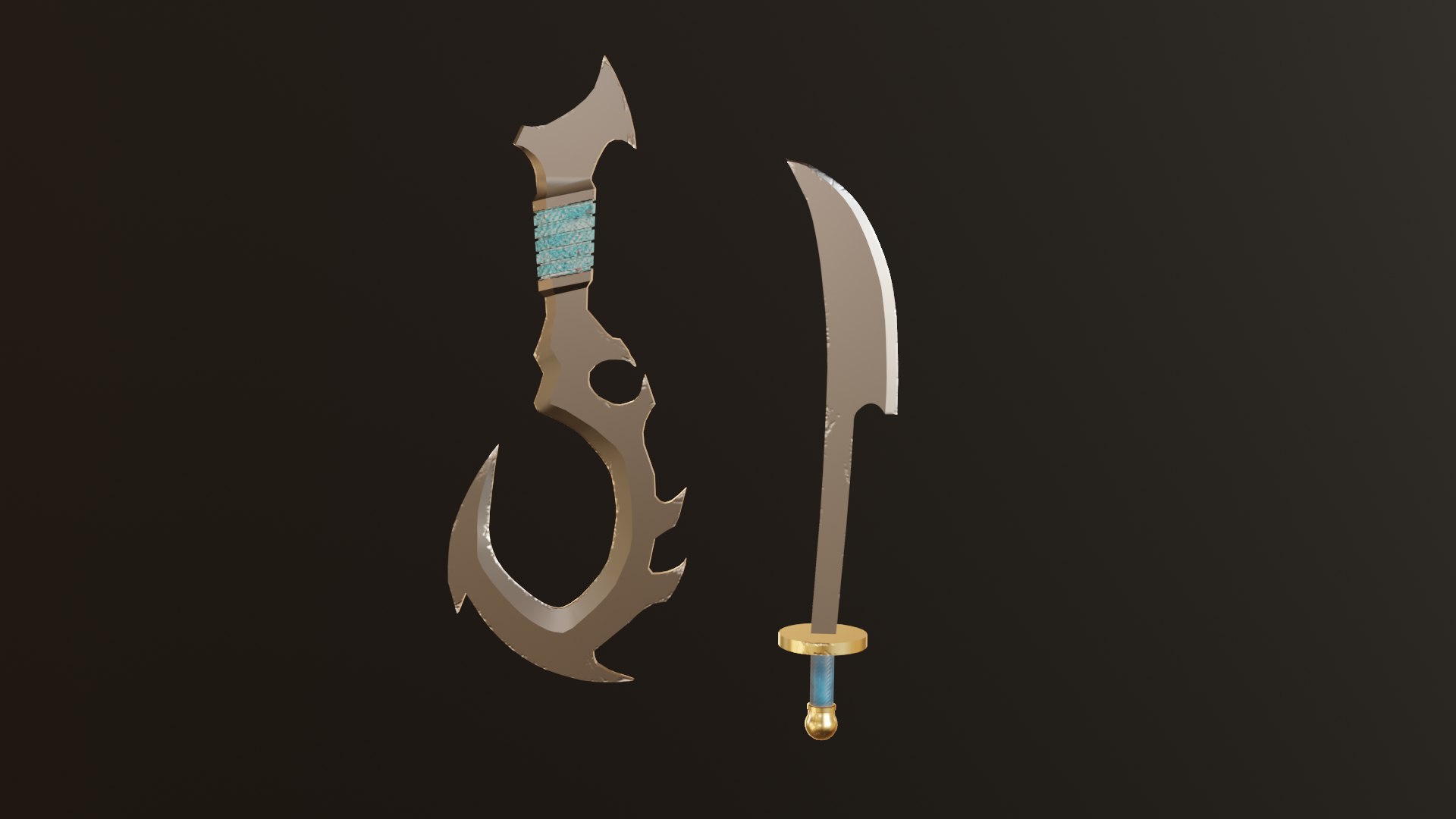 Collection Of Swords 3D Model - TurboSquid 2075355