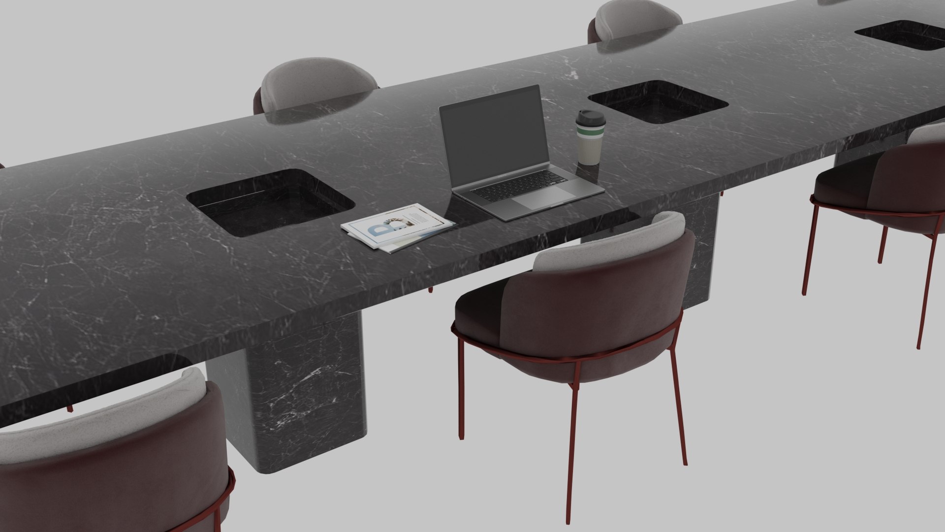 Meeting Table 3D Model - TurboSquid 2158831