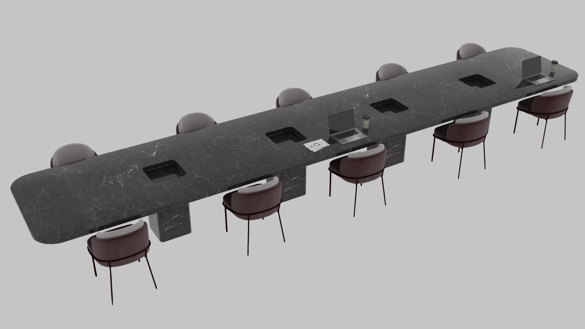 Meeting Table 3D Model - TurboSquid 2158831
