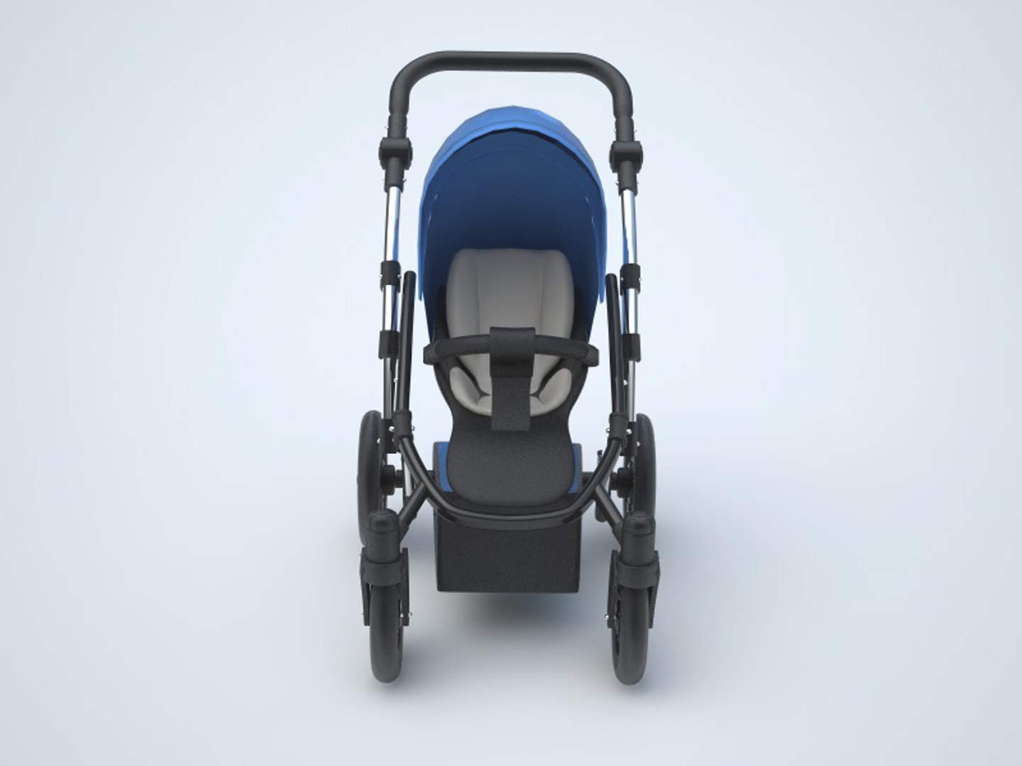 Baby Stroller 3d C4d