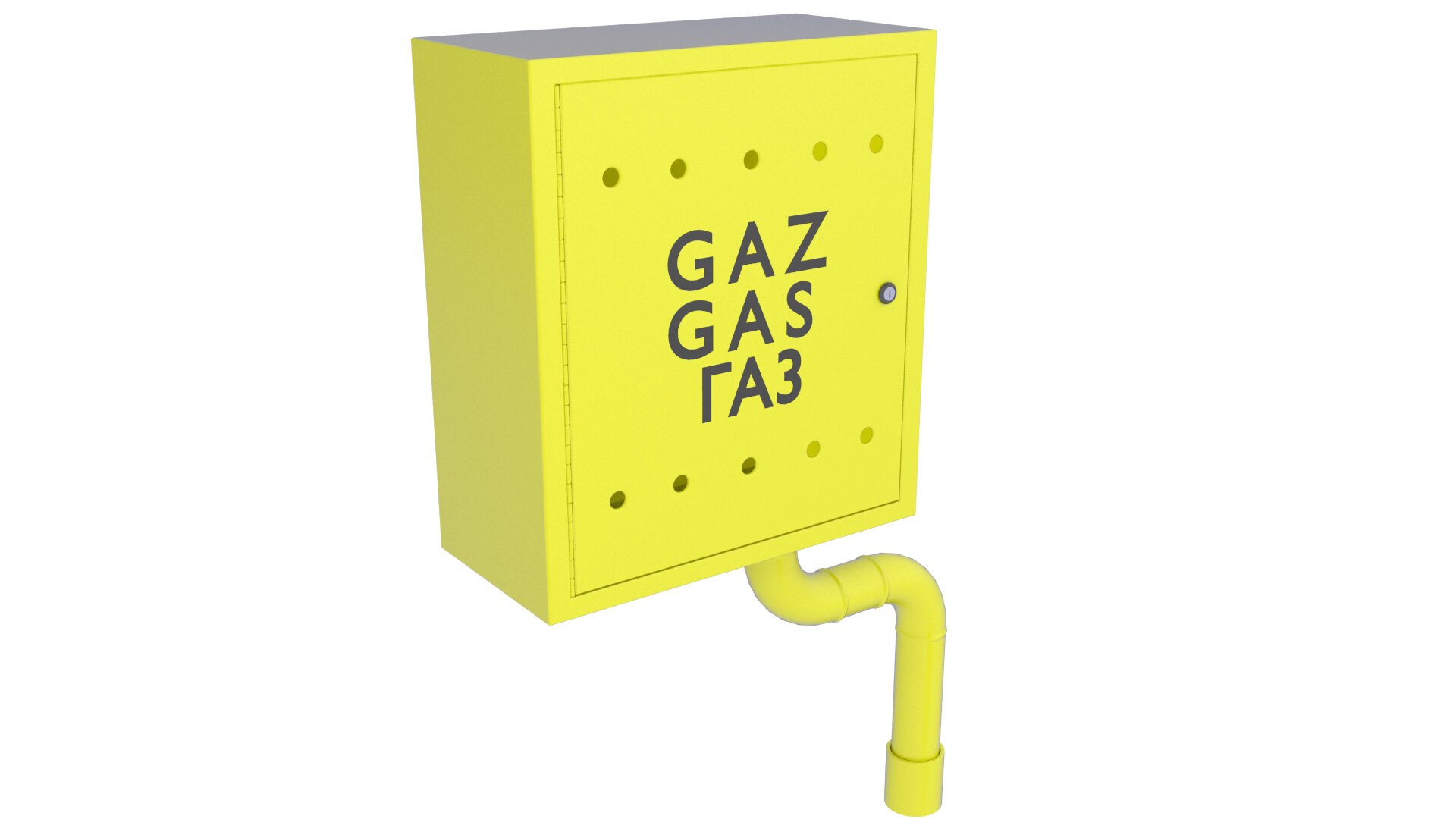 3D Model Distribution Cabinet Gas 8 - TurboSquid 1752166