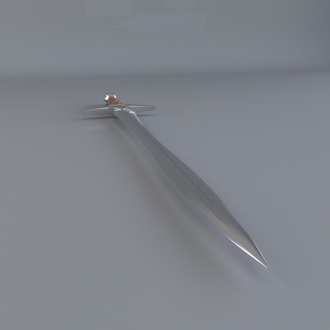 Leaf Sword 3D Model - TurboSquid 1339320