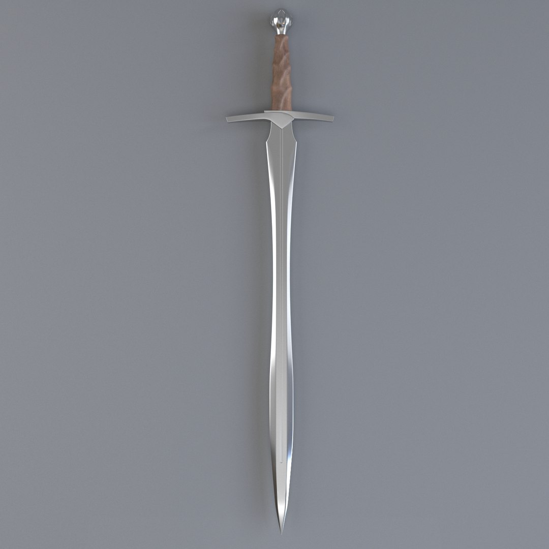 Leaf Sword 3D Model - TurboSquid 1339320