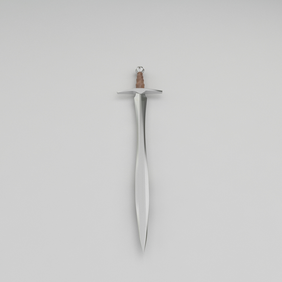 Leaf Sword 3D Model - TurboSquid 1339320