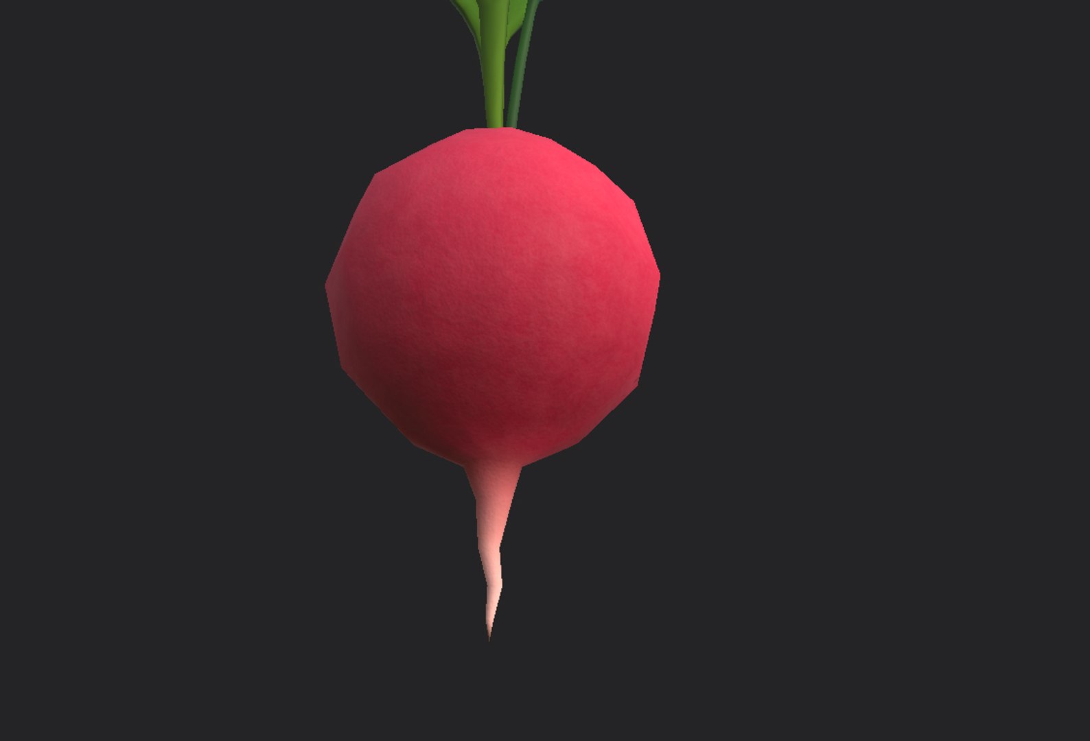 3D Radish Cartoon Style - TurboSquid 1494494