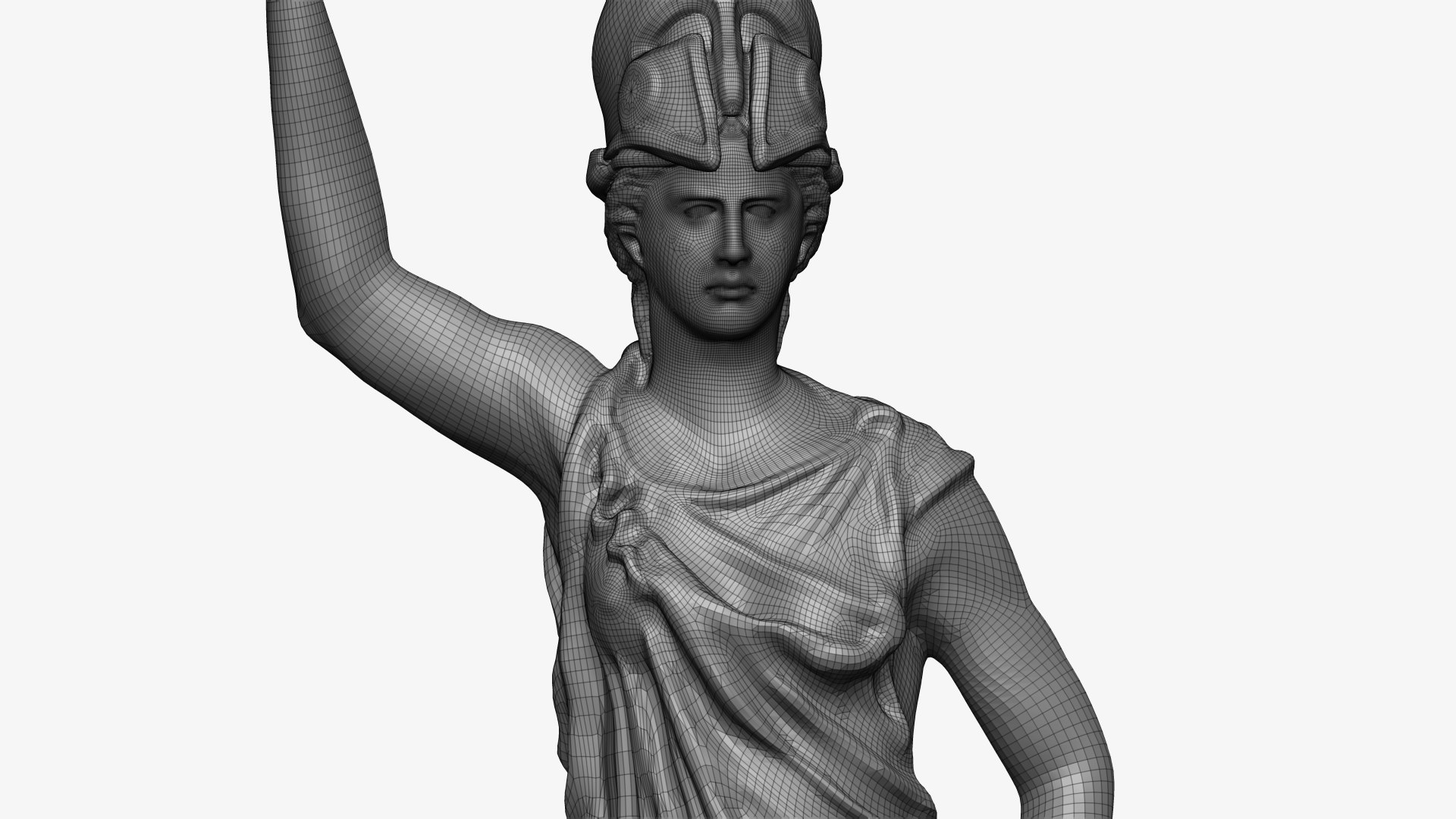 3D Athena statue 3D print model - TurboSquid 1717643