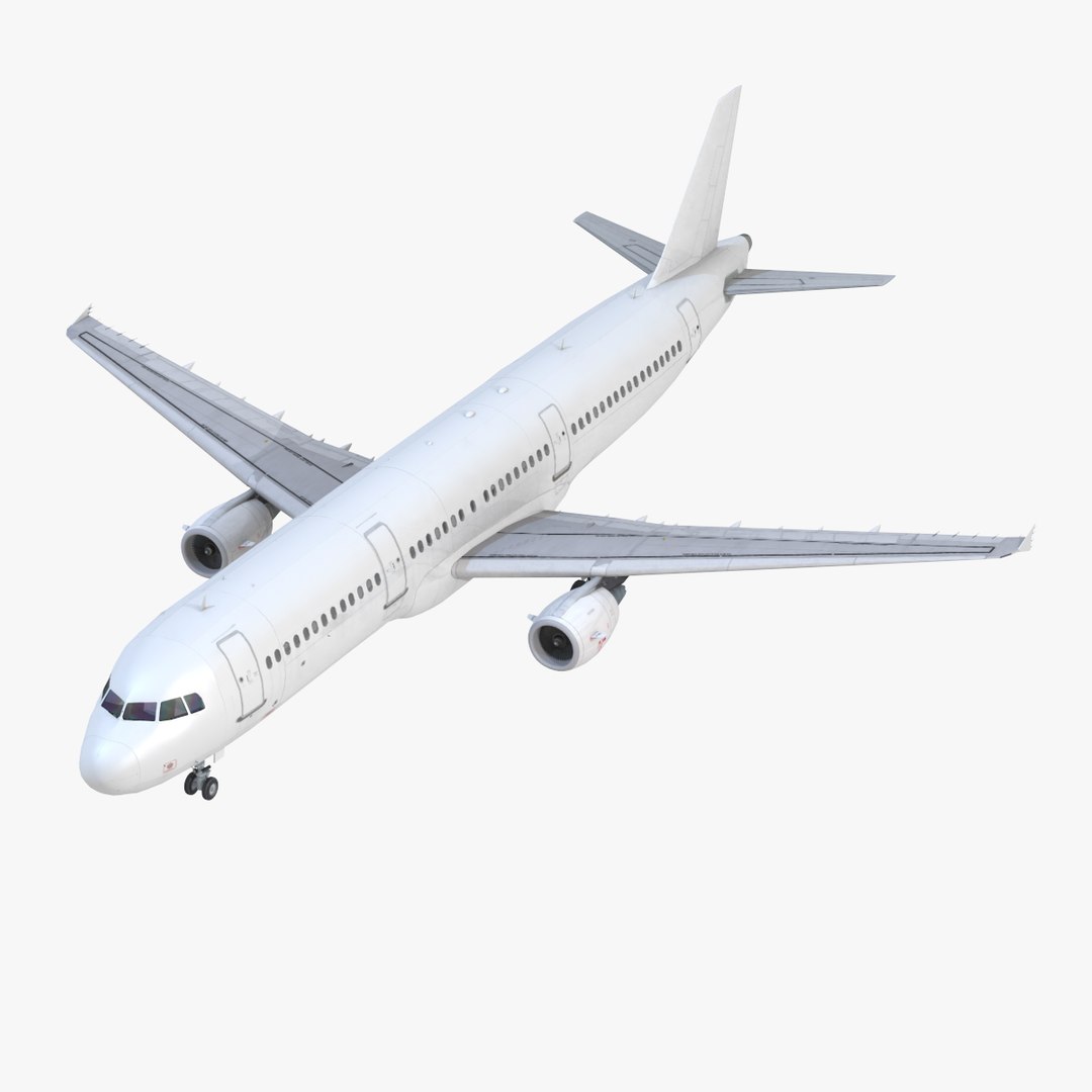 3D Model A321 Generic White - TurboSquid 1410337