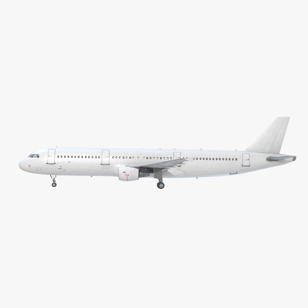 3D Model A321 Generic White - TurboSquid 1410337