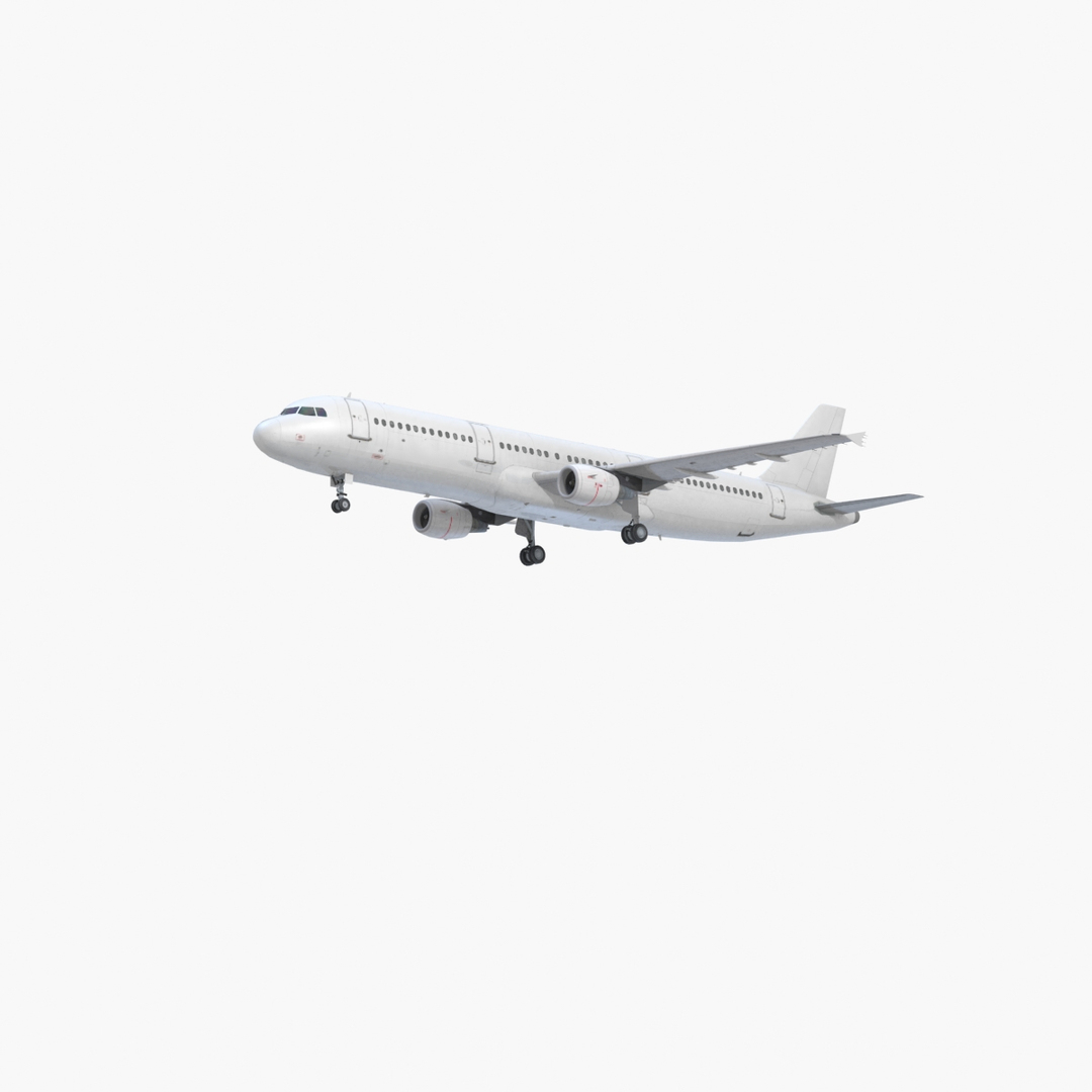 3D Model A321 Generic White - TurboSquid 1410337