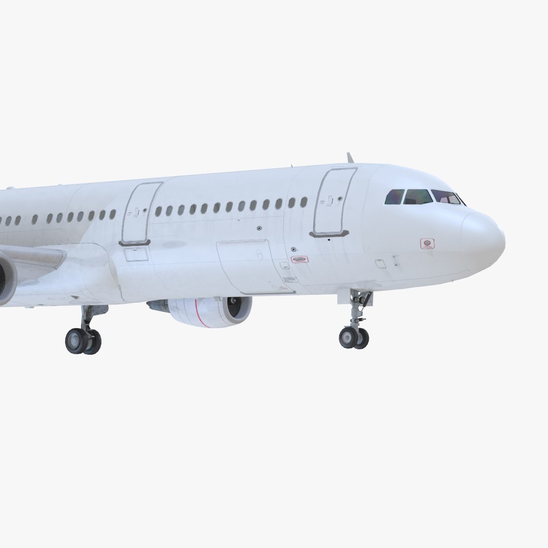3D Model A321 Generic White - TurboSquid 1410337