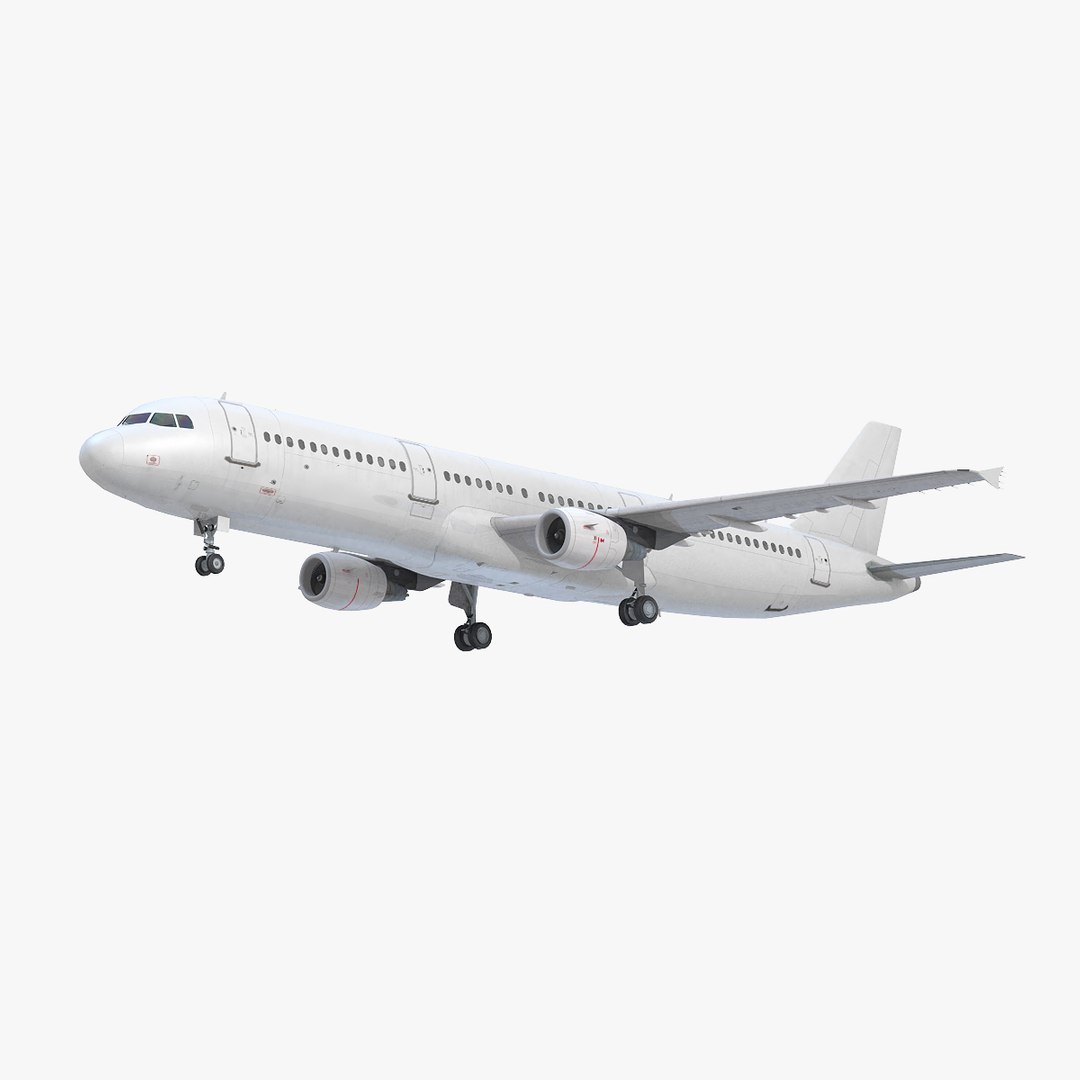 3D Model A321 Generic White - TurboSquid 1410337