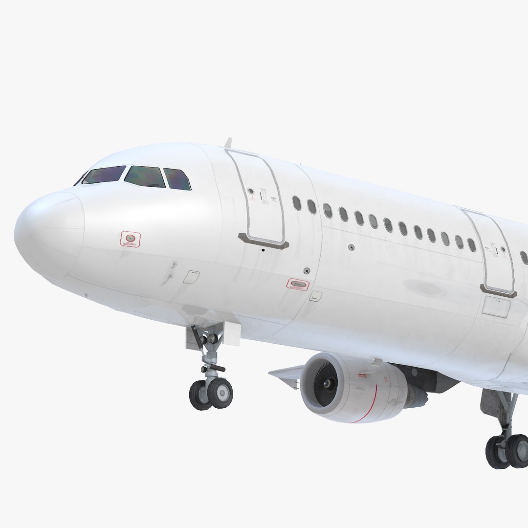 3D Model A321 Generic White - TurboSquid 1410337