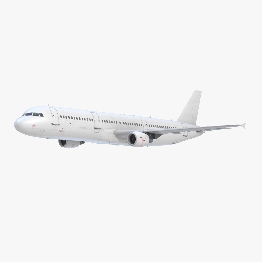 3D Model A321 Generic White - TurboSquid 1410337