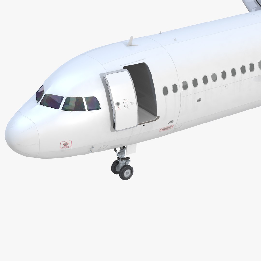 3D Model A321 Generic White - TurboSquid 1410337